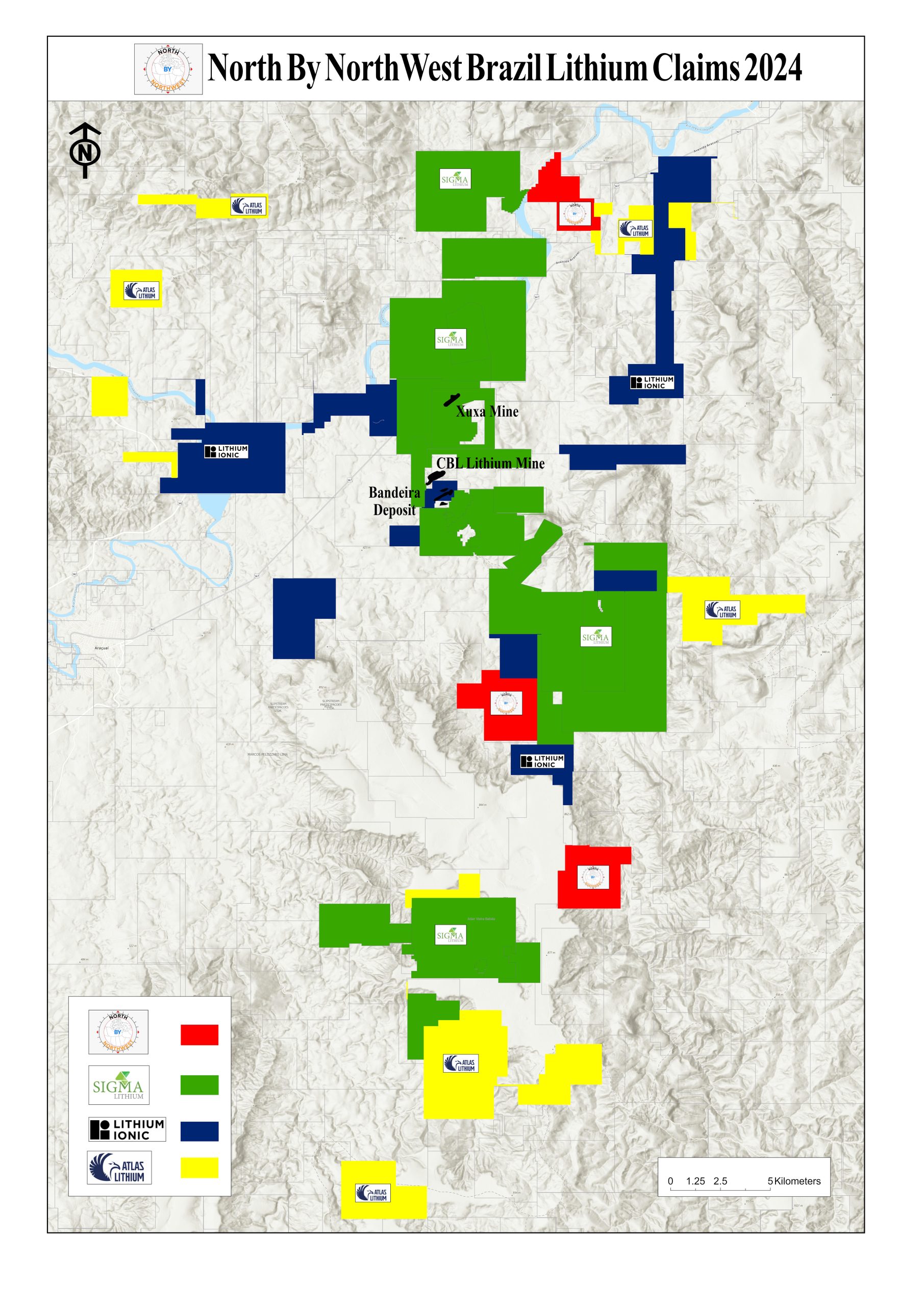 Brazil Claims – North by Northwest Lithium